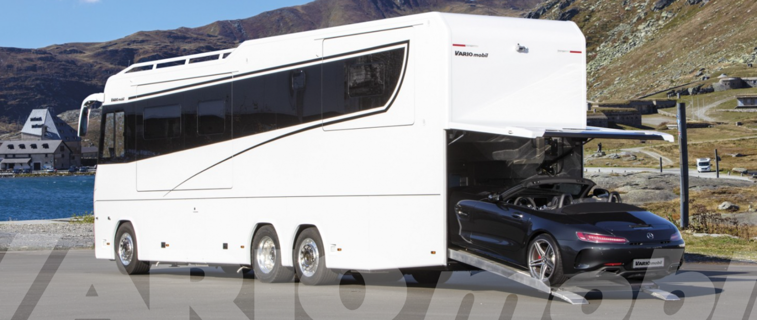 Variomobil 1200 Platinum: la autocaravana de lujo con garaje integrado